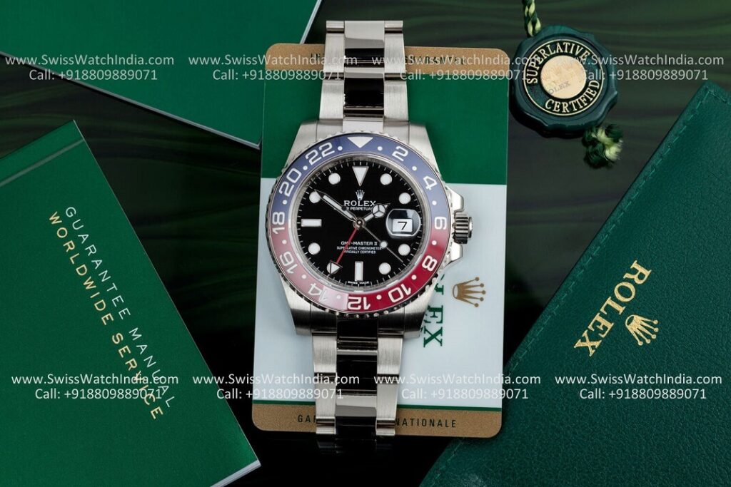 Rolex GMT Master II Pepsi Swiss ETA Super Clone Replica Watch India
